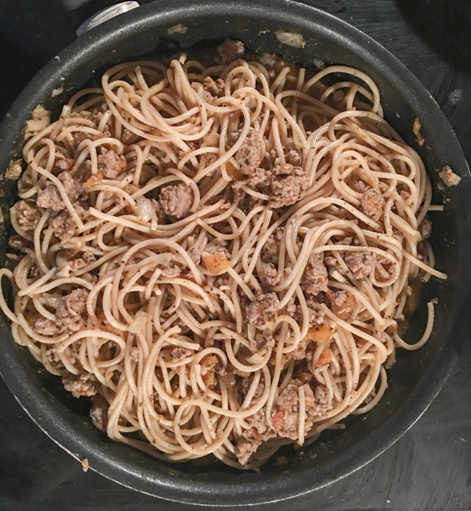 Spaghetti – light recipe